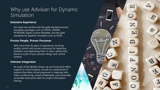 Advisian dynamic process simulation capability june 2019 | PDF