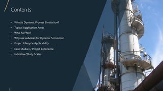 Advisian dynamic process simulation capability june 2019 | PDF