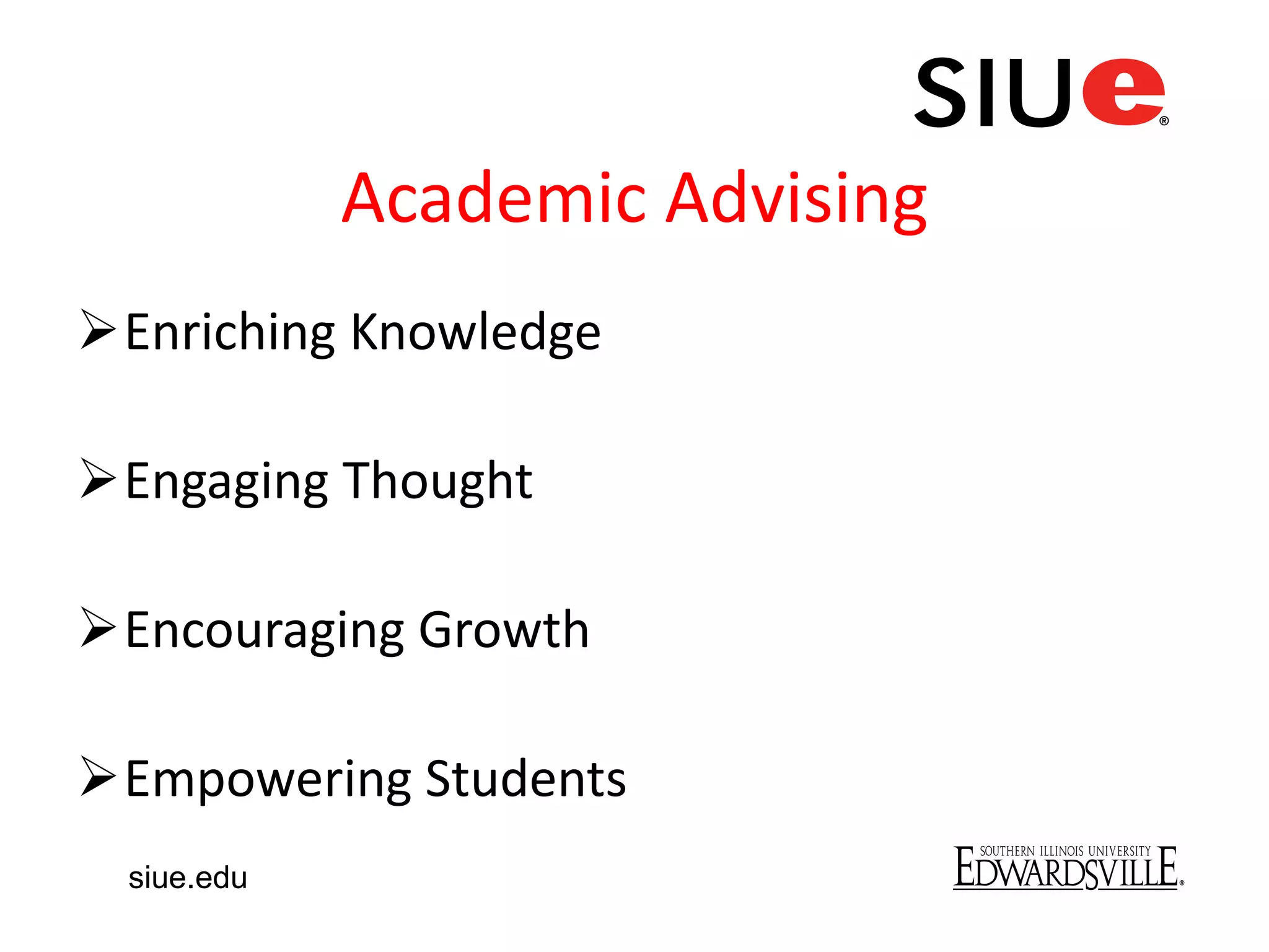 Advising 101 revised | PPTX