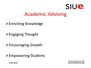 Advising 101 revised | PPTX