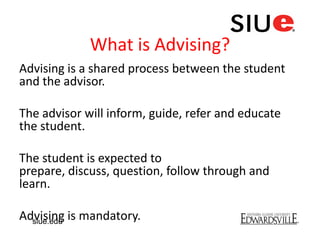 Advising 101 revised | PPTX