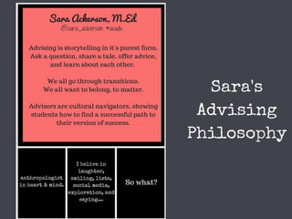 Advising Philosophy: Putting your perspective into practice | PDF