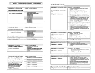 Portfolio Checklist | DOC | Education