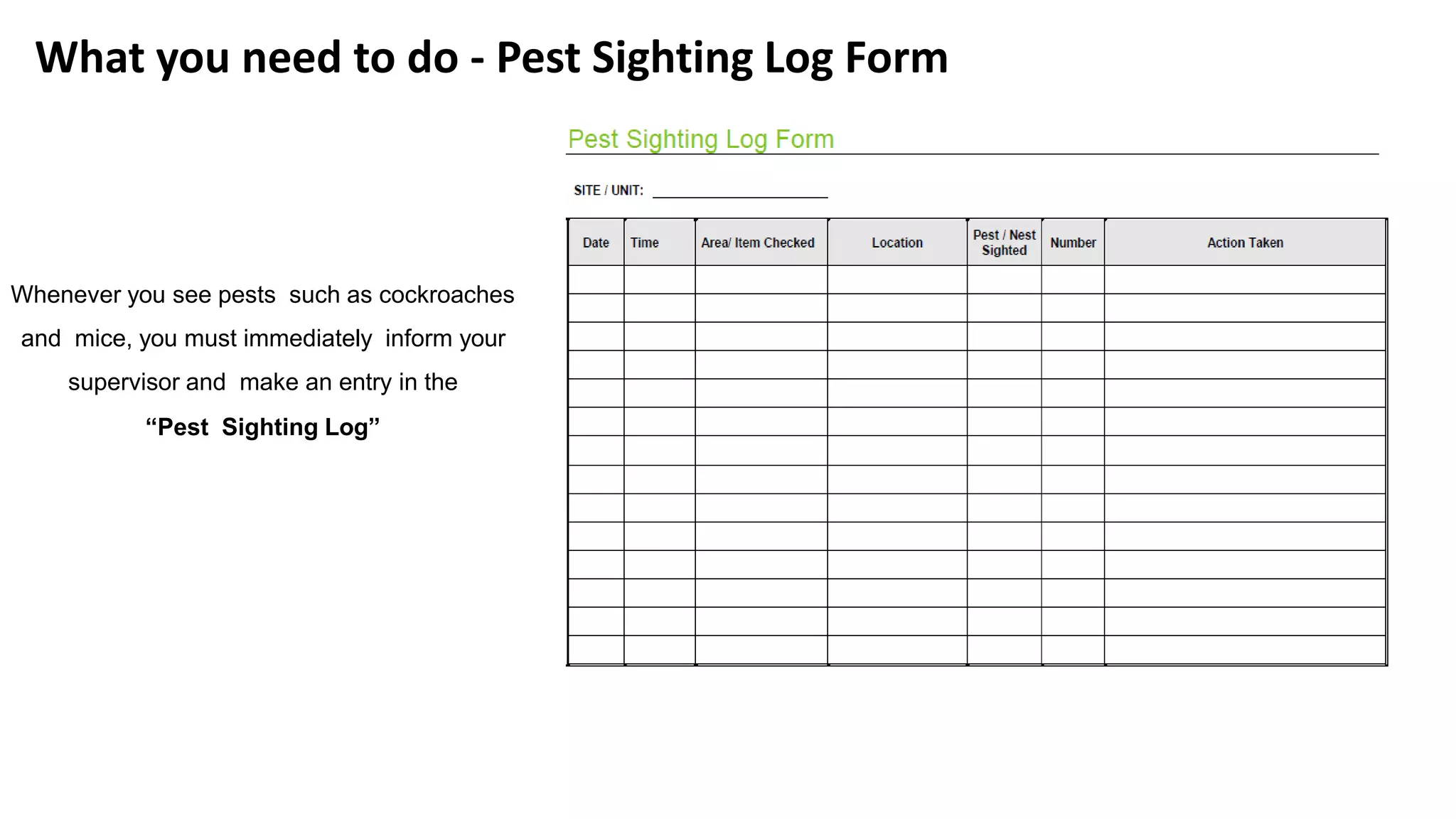 Advisory pest control | PPTX