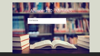 Advisory 100 | PPTX