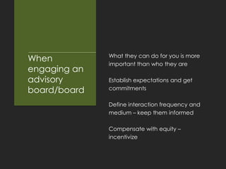 Advisory board members how to | PPT