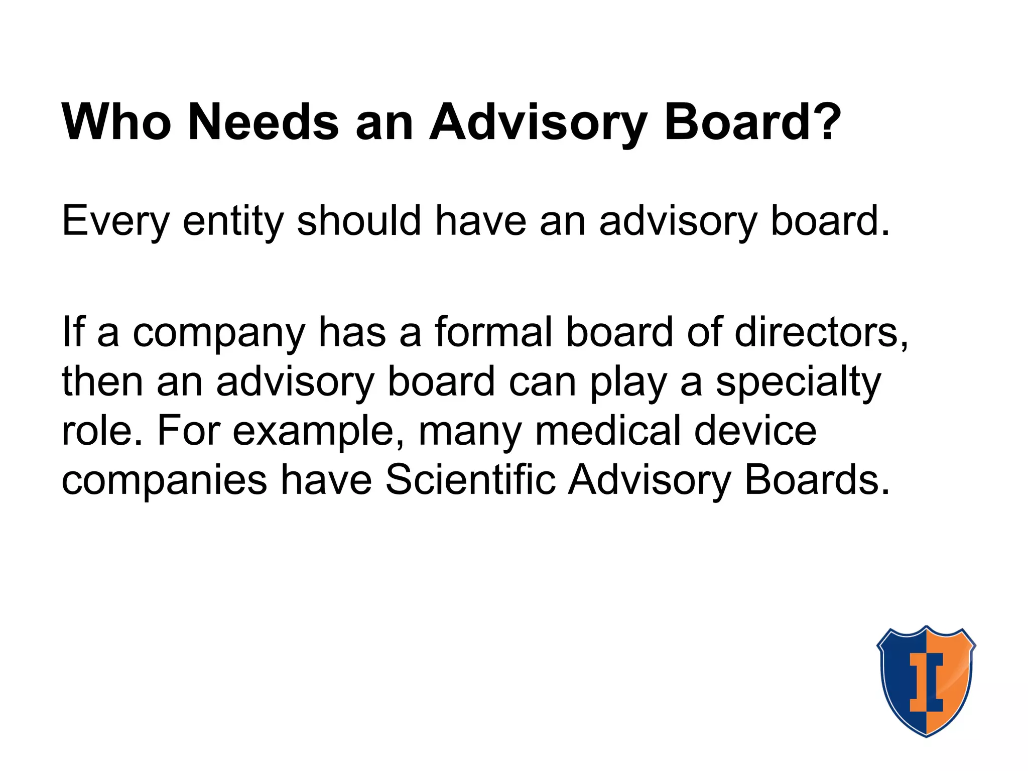 Guide to a Great Advisory Board | PDF