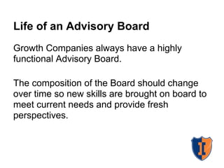 Guide to a Great Advisory Board | PDF