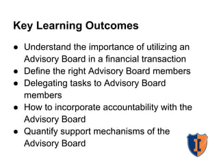 Guide to a Great Advisory Board | PDF
