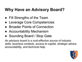 Guide to a Great Advisory Board | PDF