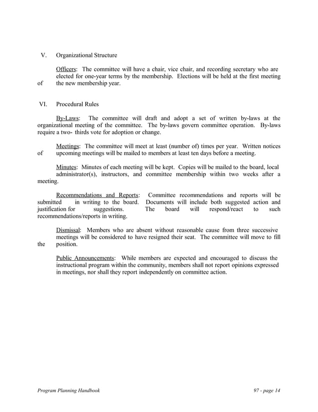 Advisory charter | DOC | Law