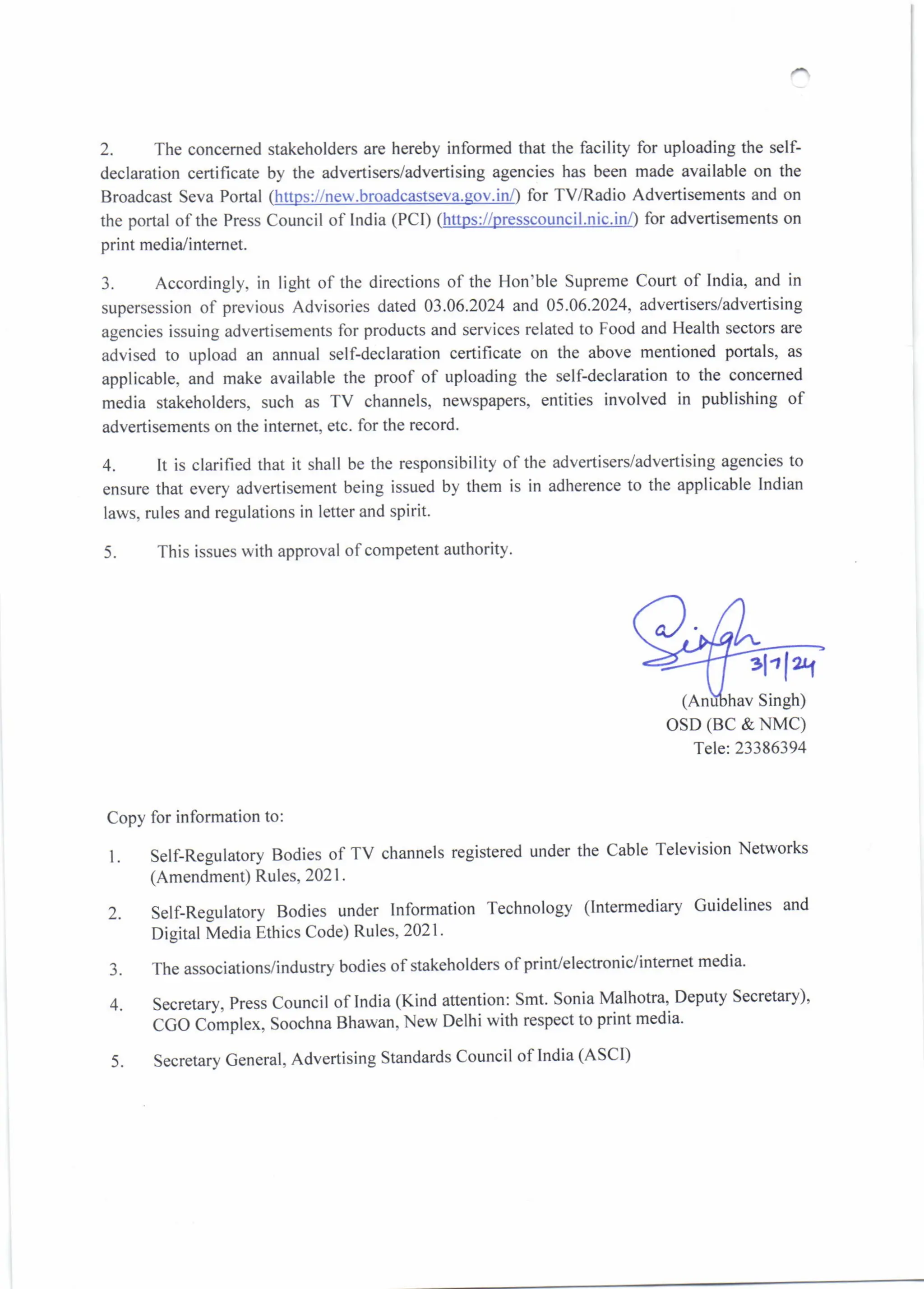 The Ministry of Information and Broadcasting Advisory Dated 03.07.2024.pdf