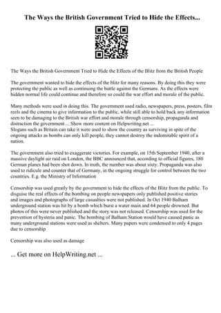 Advisory Essay Format | PDF