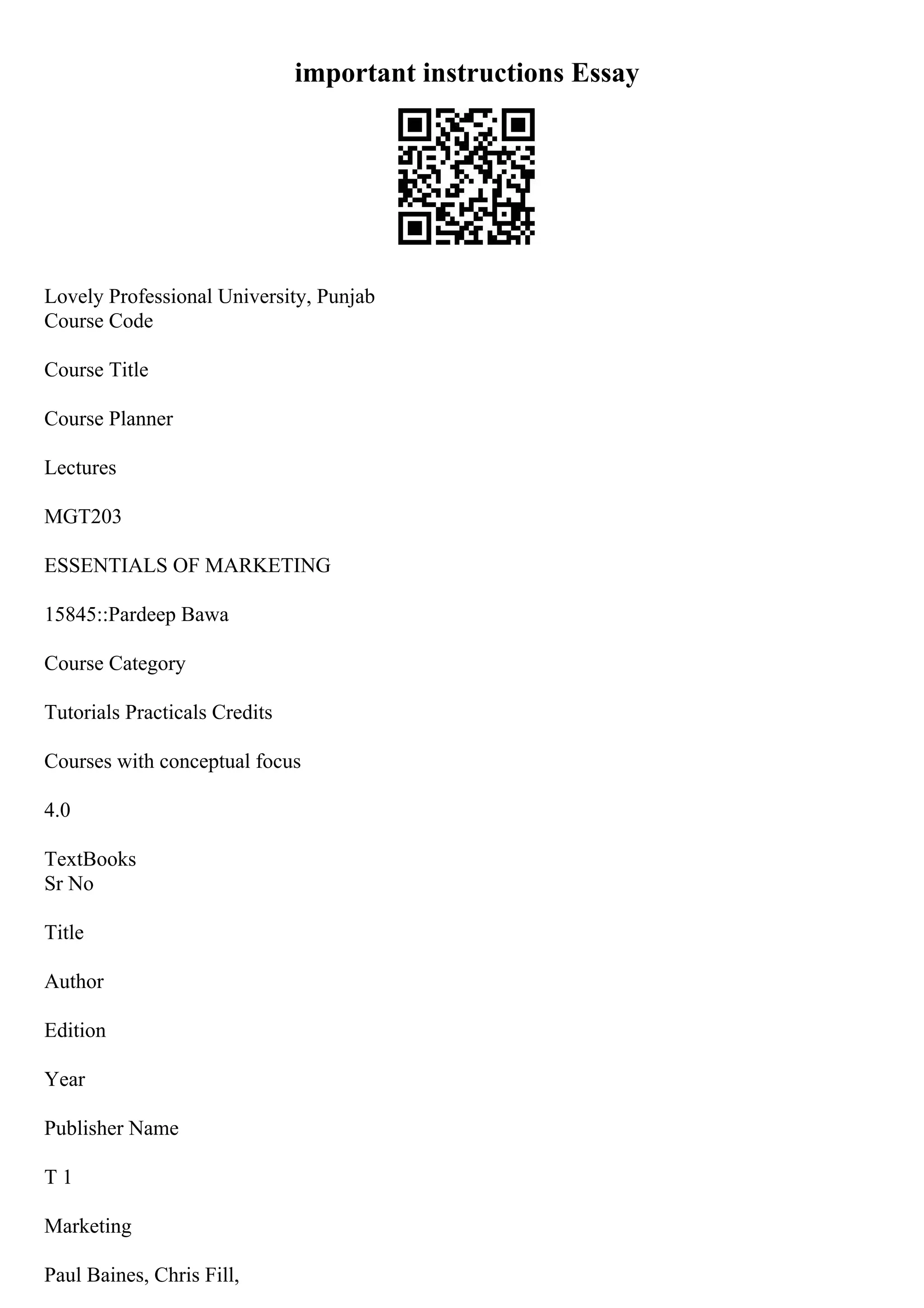 Advisory Essay Sample | PDF