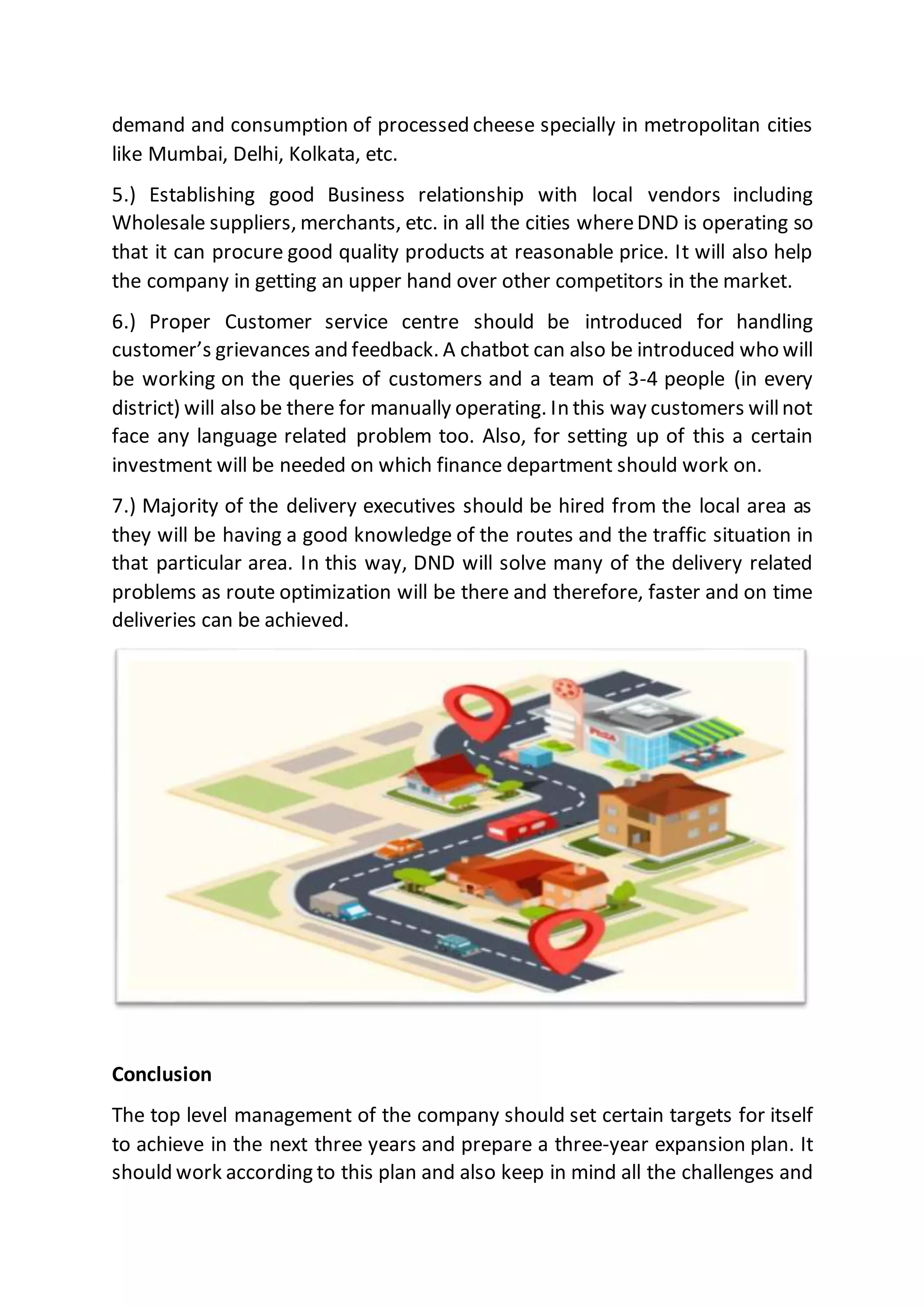 Advisory note on Business Expansion plan of DND | PDF