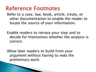 Advanced Legal Writing | PPTX