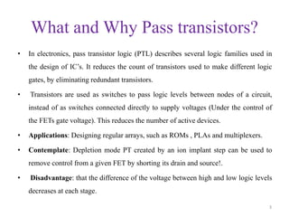Ad vlsi pass-transistor logic_yalagoud_patil | PPT
