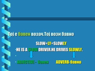 Lesson on adverbs of manner powerpoint presentation | PPT