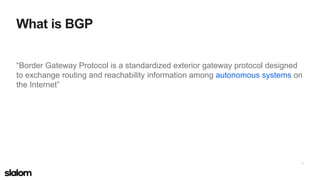 AWS Advanced Networking: BGP | PPTX | Cloud Computing | Internet