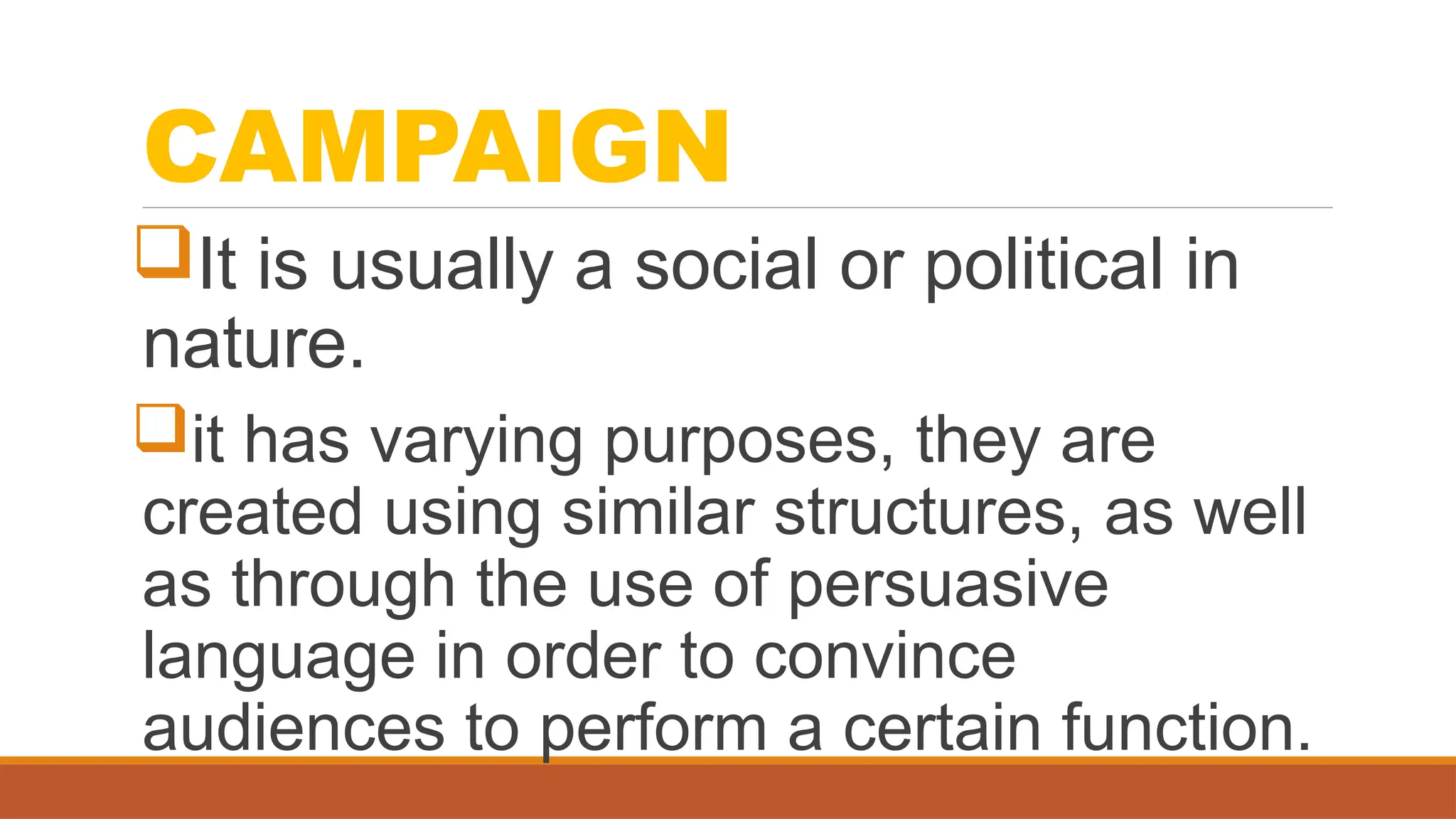 Language of Research, Campaigns and Advocacies | PPTX