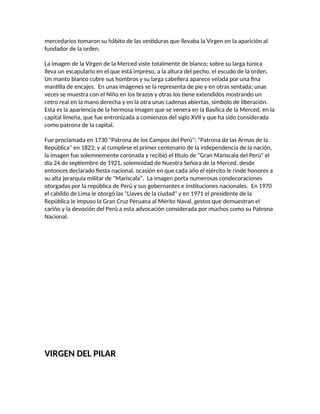 ADVOCACIONES DE LA VIRGEN MARIA EN EL MUNDO | DOCX