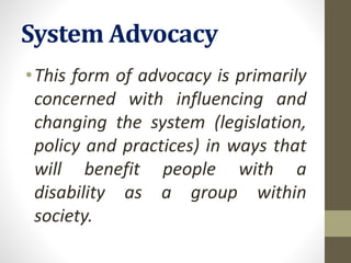 Advocacy | PPTX