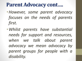 Advocacy | PPTX