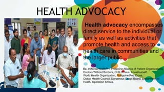 ADVOCACY What are causes and what is important item? | PPTX