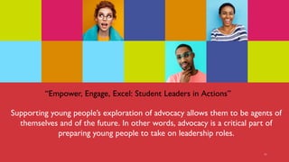 ADVOCACY 101: Introduction to Student Leadership and Advocacy | PDF