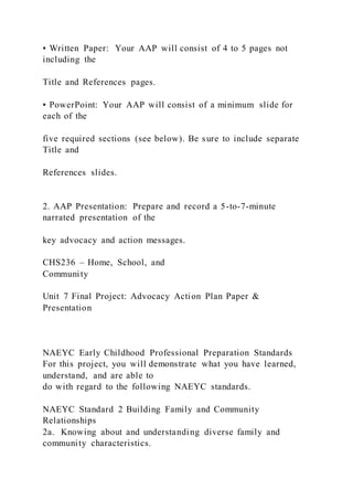 (Advocacy and Action Plan (AAP) Guiding Framework) (CHS | PDF