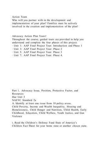 (Advocacy and Action Plan (AAP) Guiding Framework) (CHS | DOCX