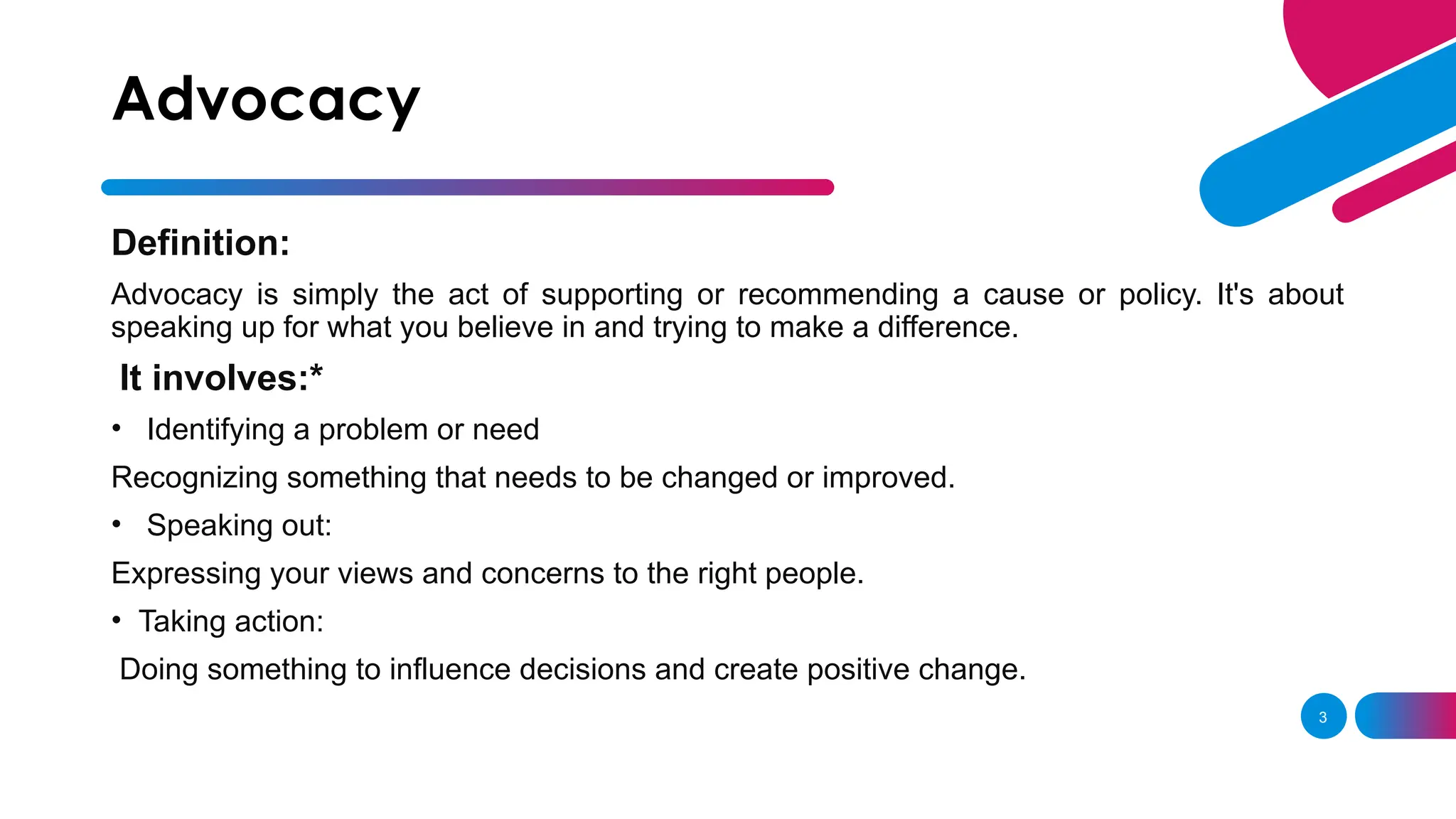 Advocacy and Activism ppt.pptx (policies) | PPTX