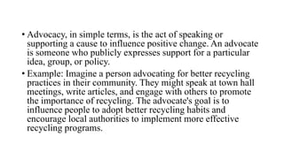 Advocacy and Community Organizing community.pptx