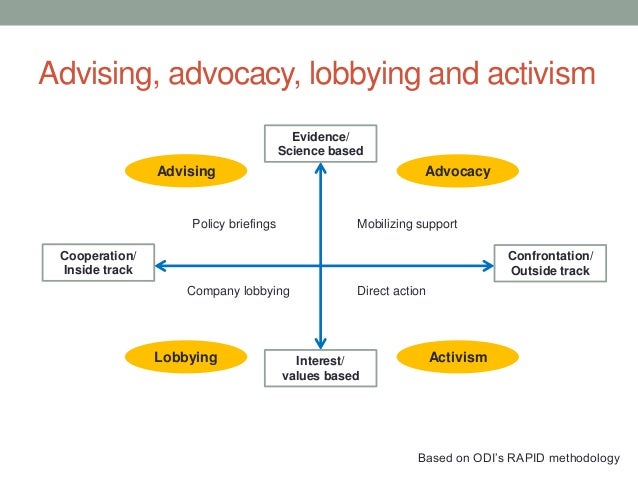 Advocacy and policy process