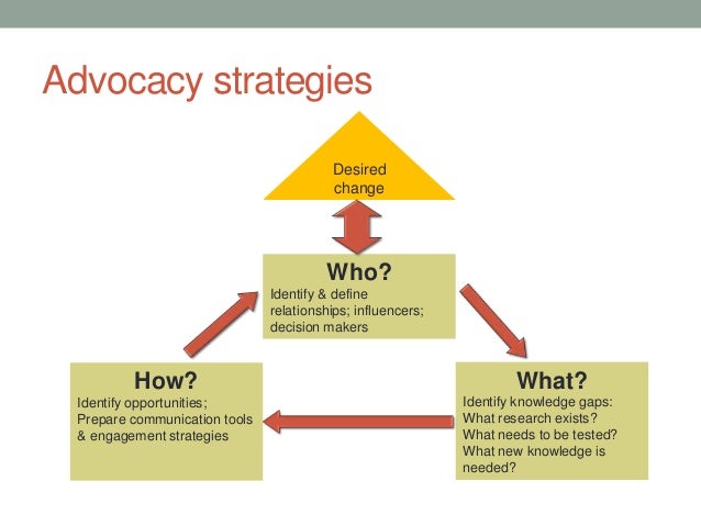 Advocacy and policy process