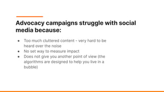 Advocacy Campaign Examples