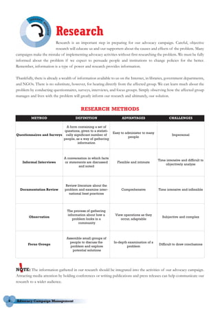 Advocacy Campaign Management | PDF