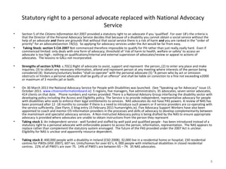 Advocacy for people with disabilities | PPT