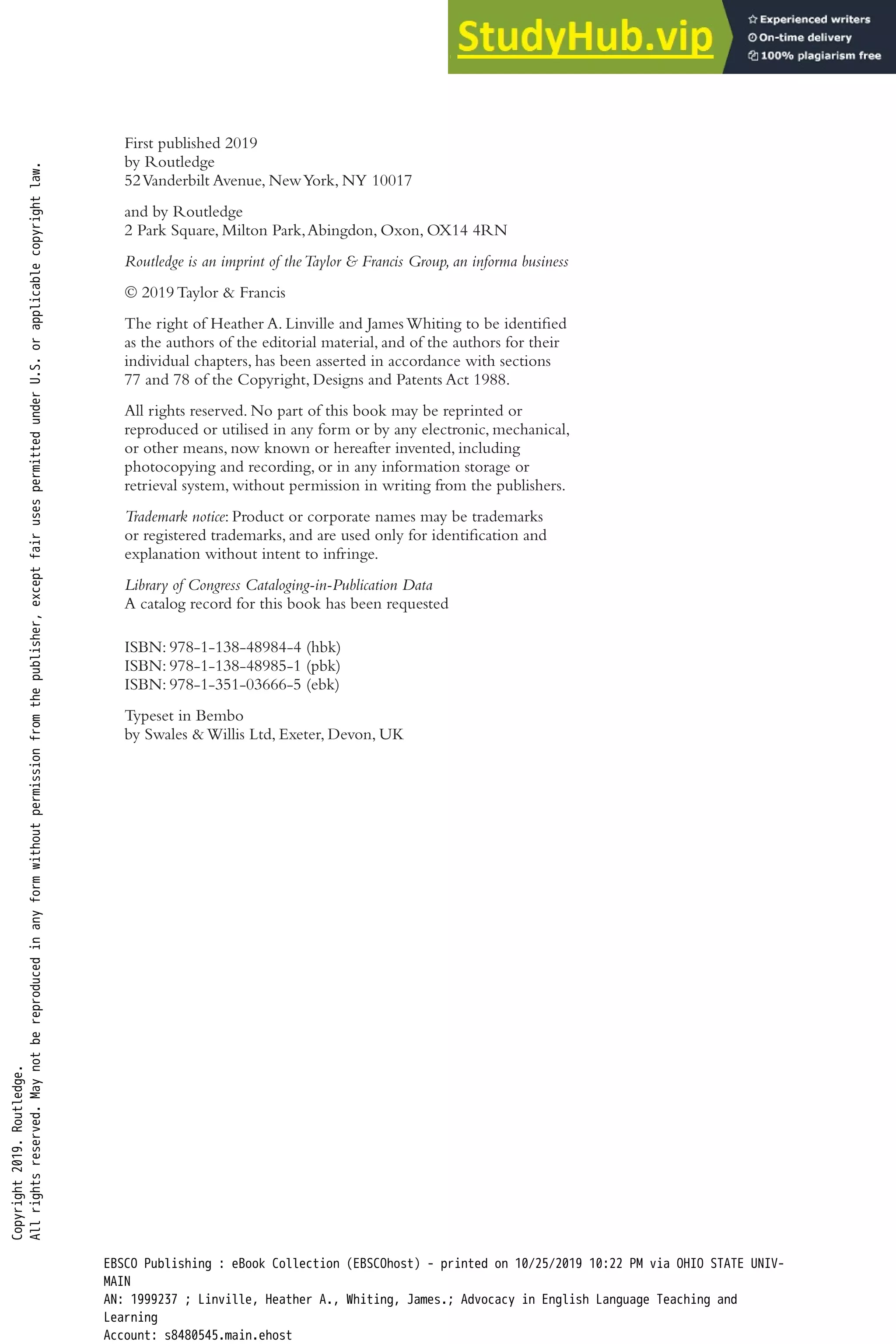 ADVOCACY IN ENGLISH LANGUAGE TEACHING AND LEARNING | PDF