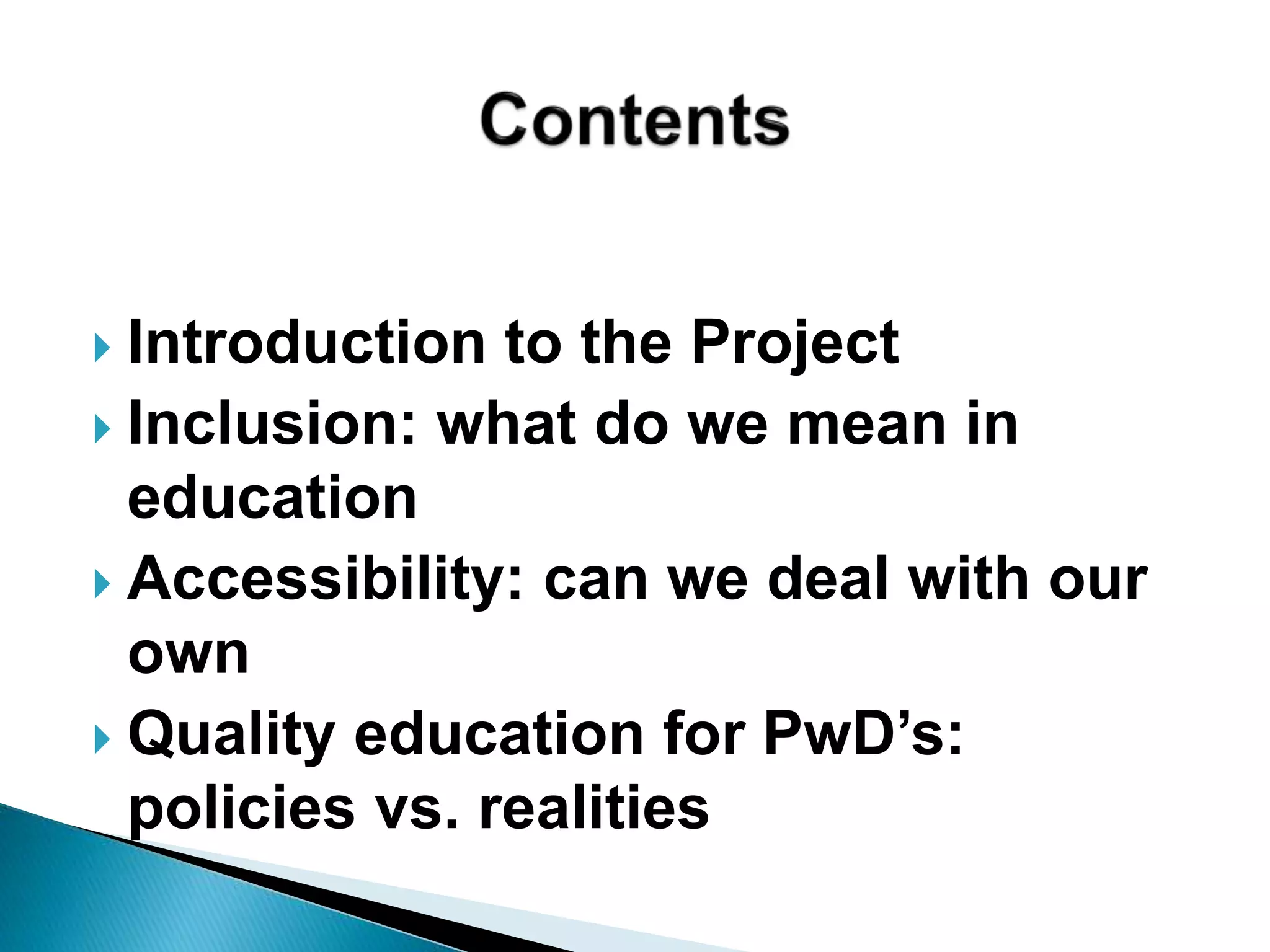 Advocacy Meeting with Stakeholders on Inclusion and Accessibility to ...