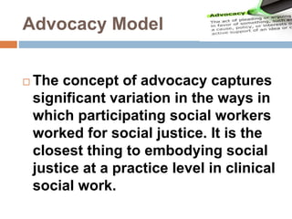 Advocacy model seminar.ppt