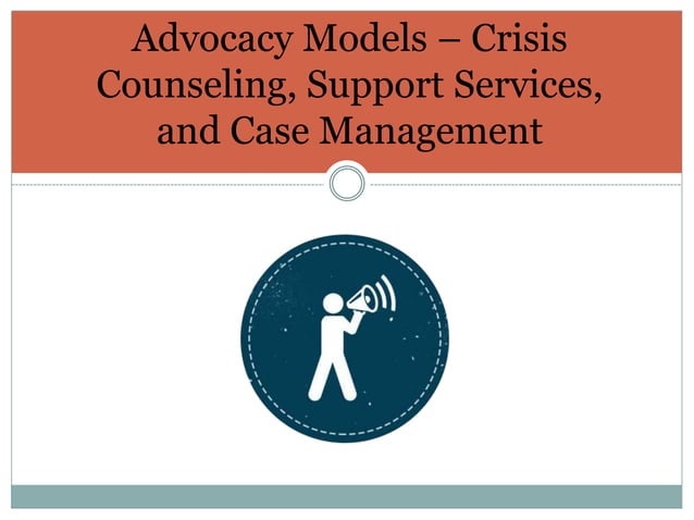 Advocacy models for agencies working with survivors | PPT