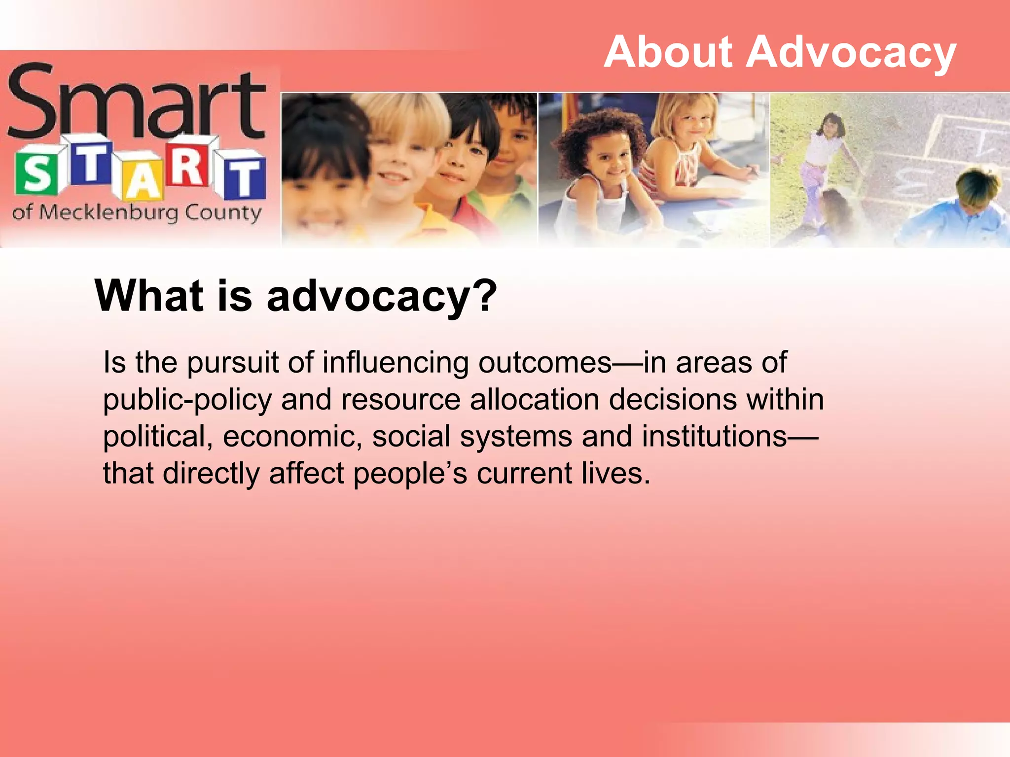 Advocacy presentation | PPT