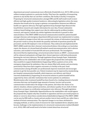 Advocacy Through Legislation Essay Example Paper.docx