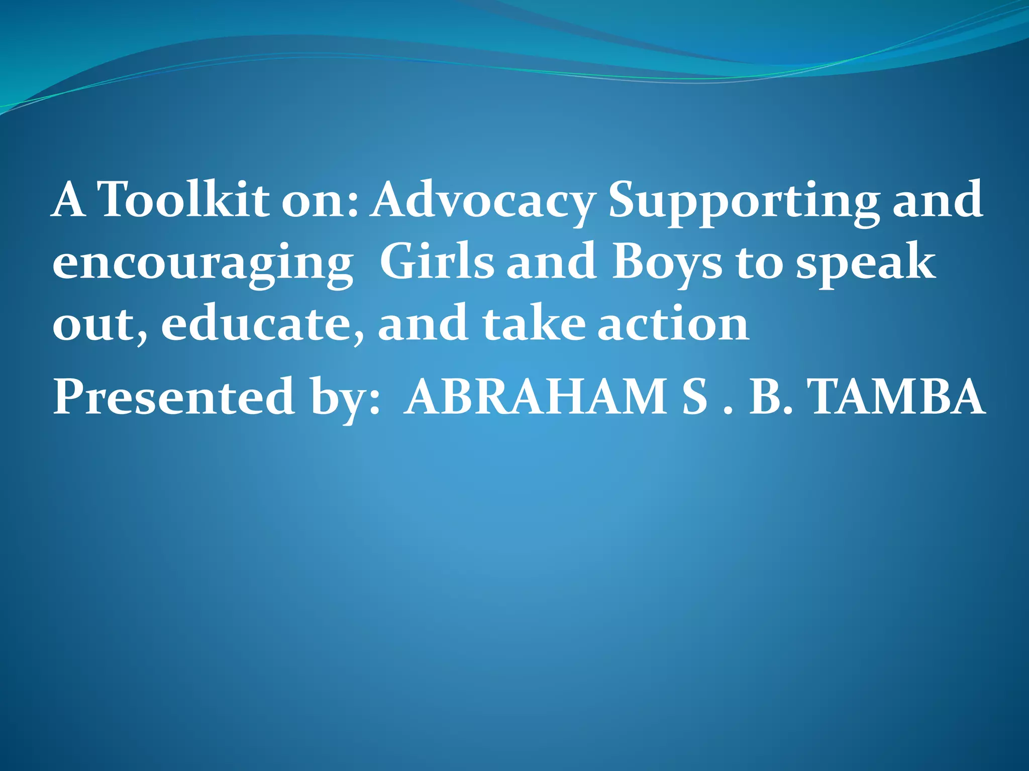 Advocacy training for children .pptx