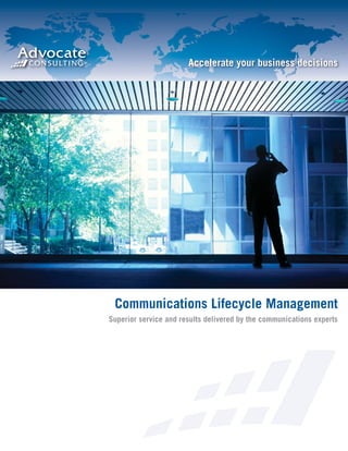 Advocate Consulting - Communications Lifecycle Management | PDF