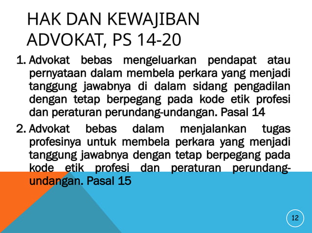 ADVOKASI&BANTUAN HK .ppt OLEH MAHASISWA. | PPT
