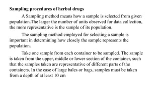 ADVANCE PHARMACOGNOSY 2, UNIT2, PCG SEM2 NOTES.pptx