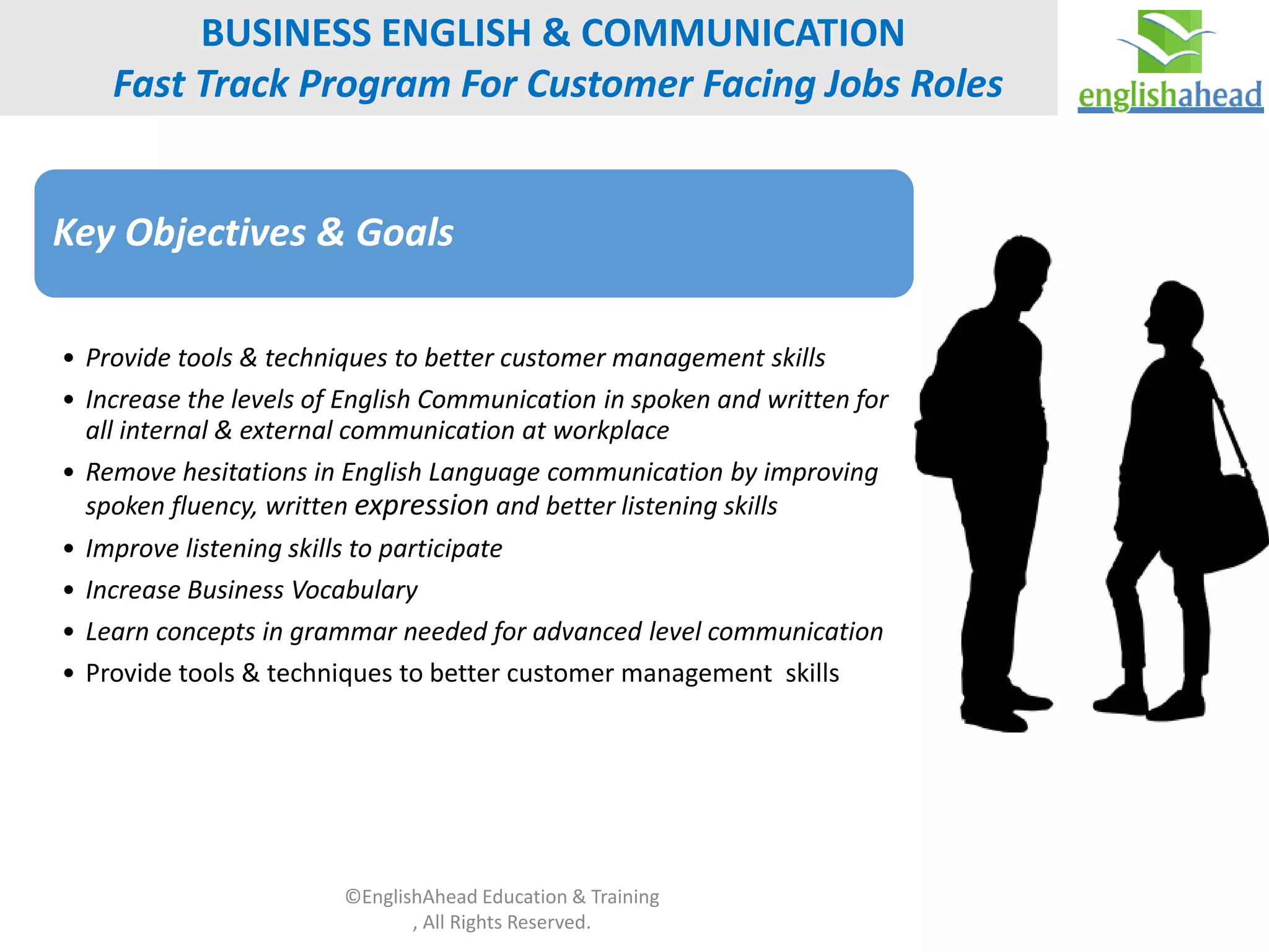 Advanced Program in Business English & Communication for Customer ...
