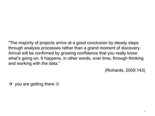 From first cycle to second cycle qualitative coding: "Seeing a whole" | PPT